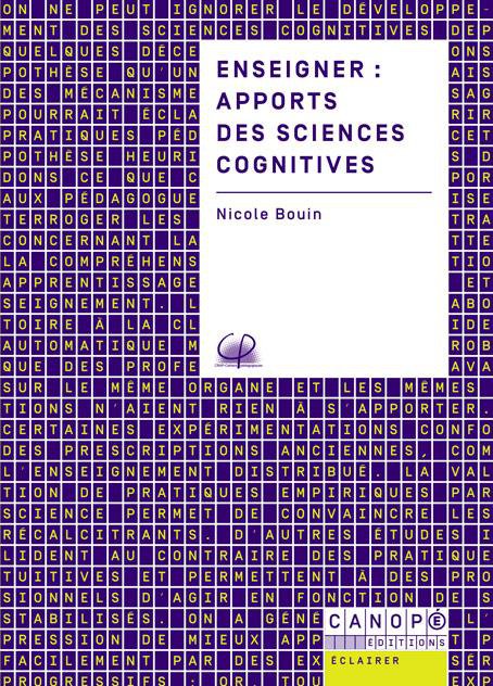Enseigner : apports des sciences cognitives par Canopé - jenseigne.fr