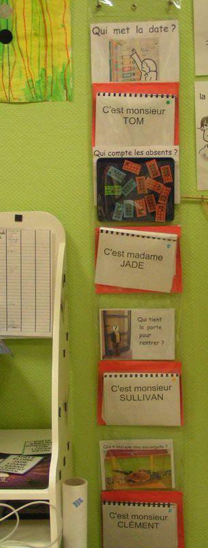 tableau des responsabilités par Le tour de ma classe - jenseigne.fr