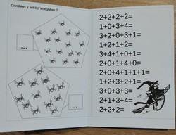 Mini-livre de maths CP Halloween par Zaubette - jenseigne.fr